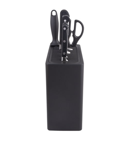 Rectangle Universal Knife Block - Matte Black– Crock and Pickle