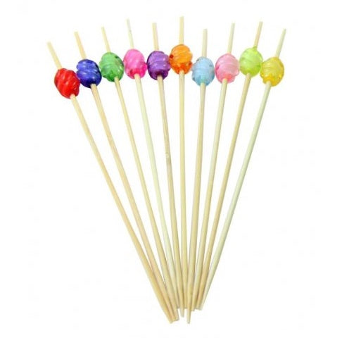 Assorted Colours Crystal Ball Picks - Pack 100– Crock and Pickle