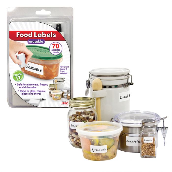 Erasable Food Labels - 70 pack– Crock and Pickle