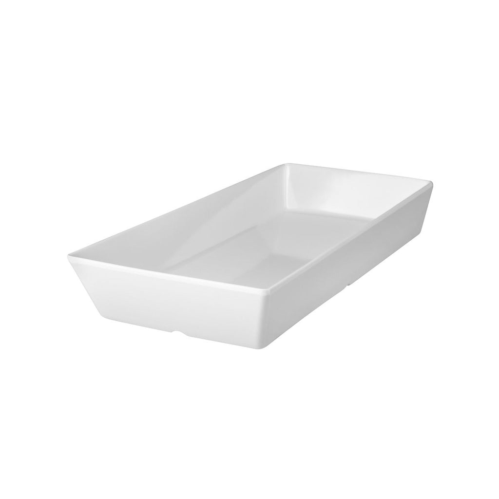 50 x 20 x 7cm White Rectangular Deep Dish– Crock and Pickle