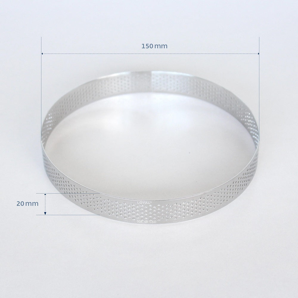 150mm Perforated Tart Ring - Crock and Pickle